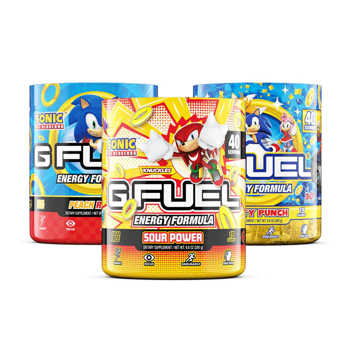 Sonic & Knuckles | G Fuel Energy Ultimate Bundle 40er Tubs